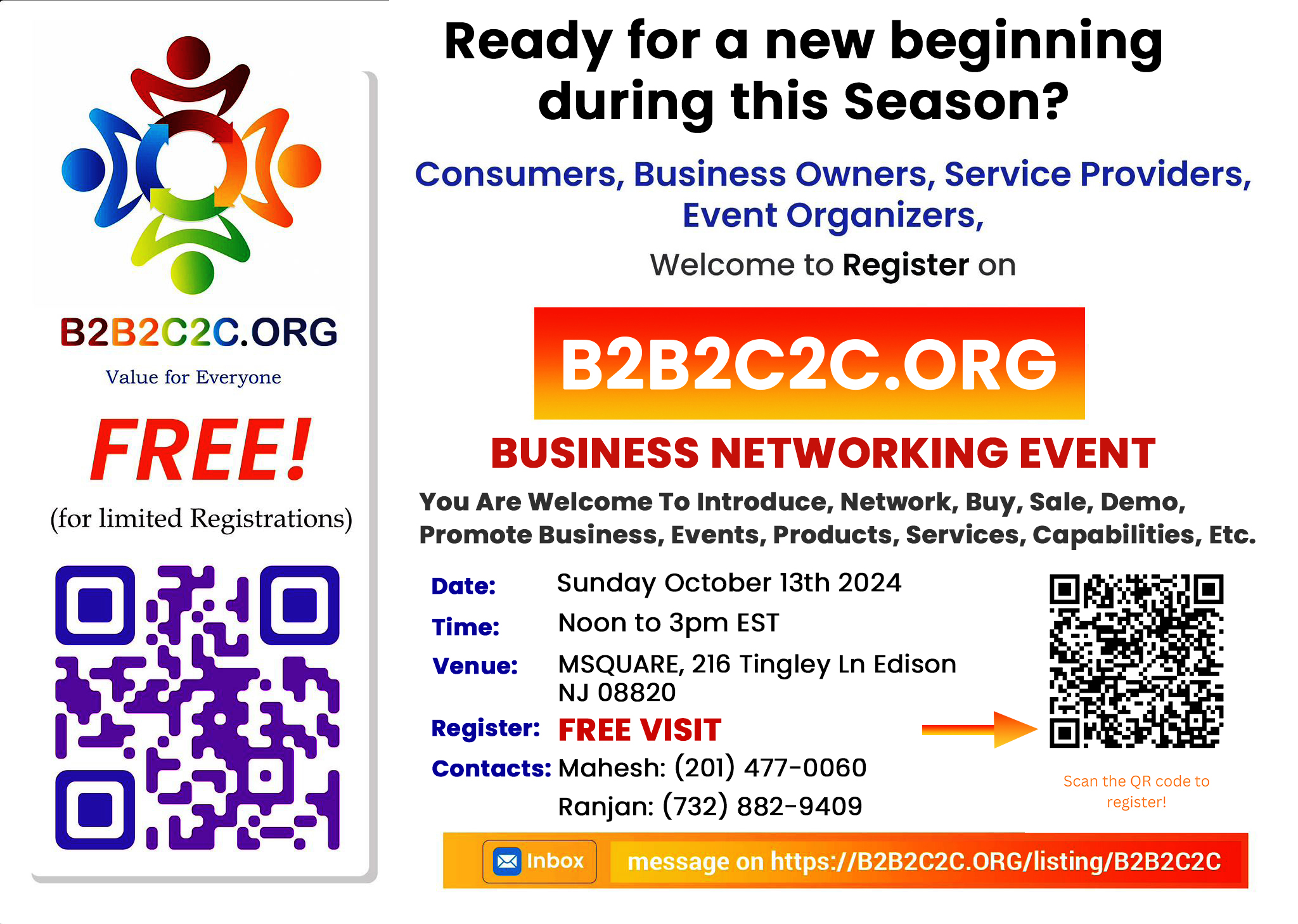 B2B2C2C.org Business Networking Event – B2B2C2C.ORG